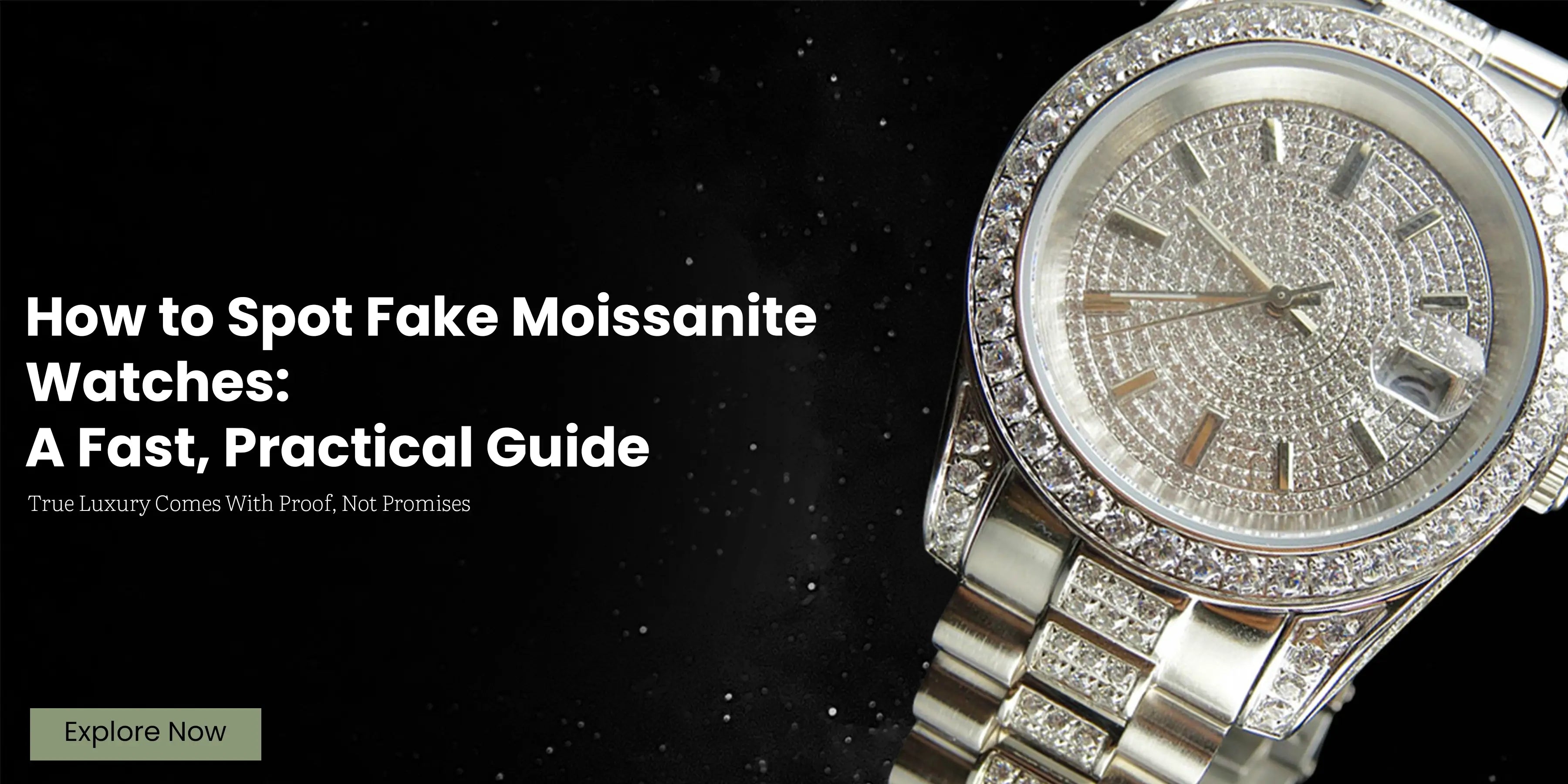 How to Spot Fake Moissanite Watches | Buyer’s Safety & Authenticity ...